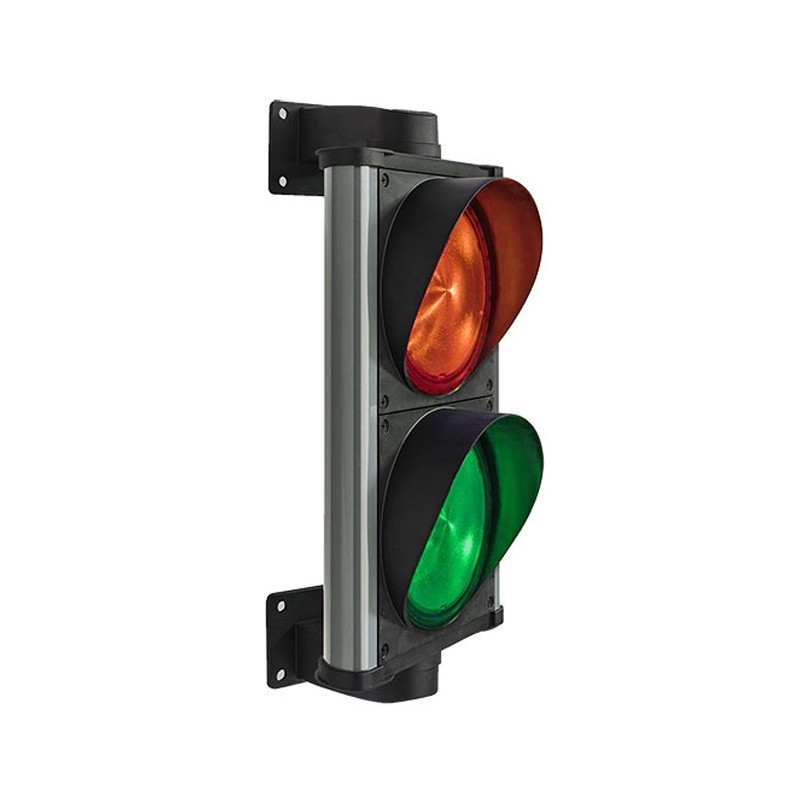 Feu de signalisation rouge et vert LED orientable 24V / 230 V, Corps ...